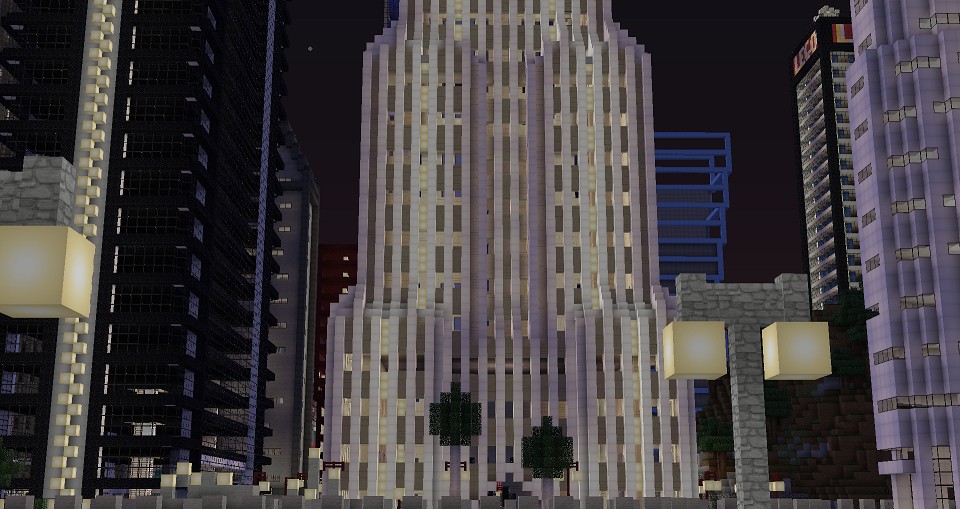Bayview Heights Bank Modern Skyscraper Minecraft Map