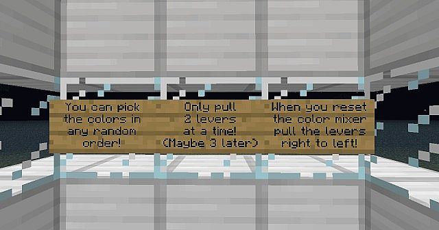 Color Mixer Minecraft Map