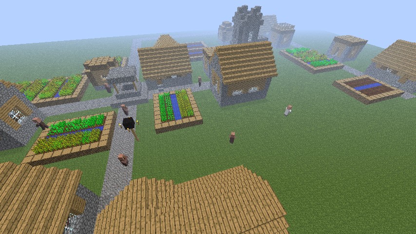 NPC Village schematics pack for McEdit Minecraft Map