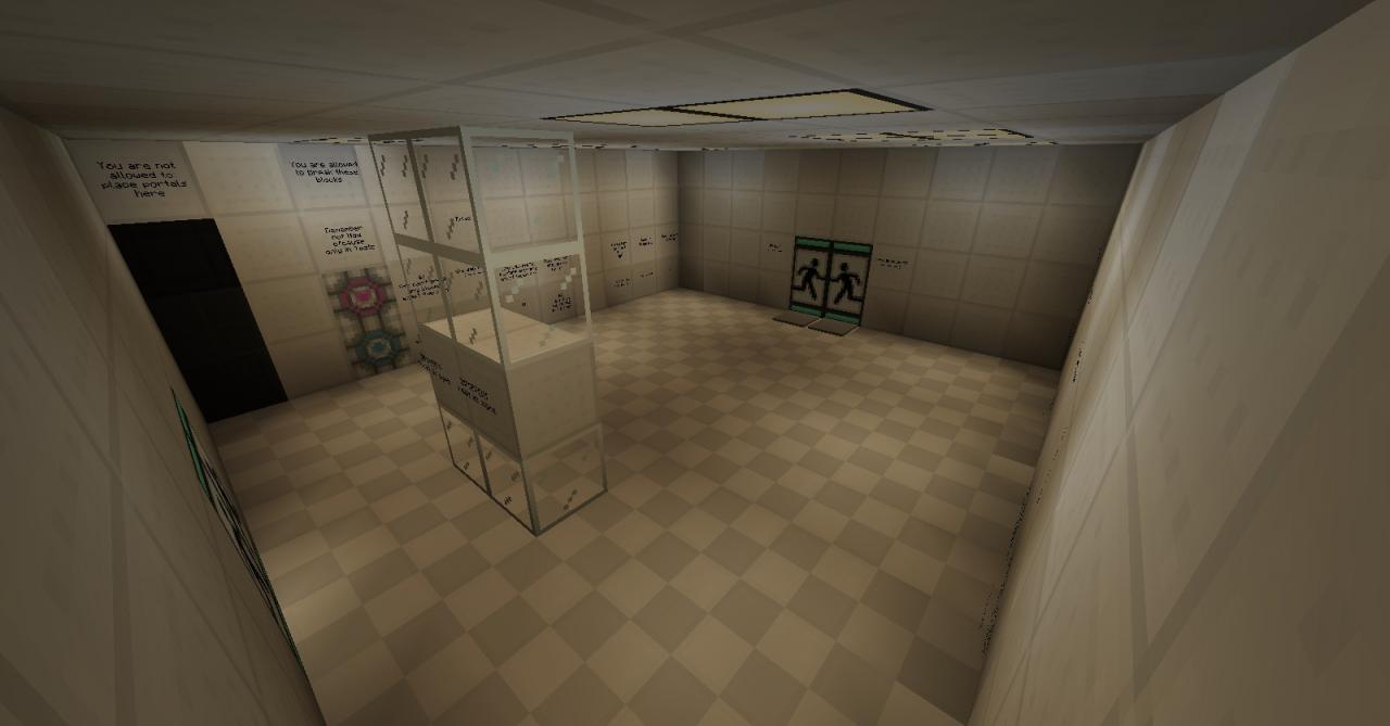 The Revenge of Cia 800. A portal gun mod Costom map UPDATE 2. Minecraft Map