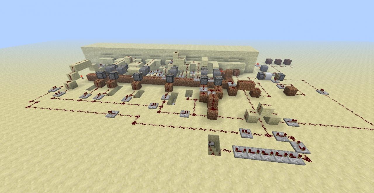Simple Combination lock Minecraft Map