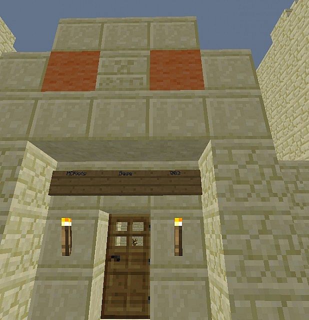 Desert base Minecraft Map