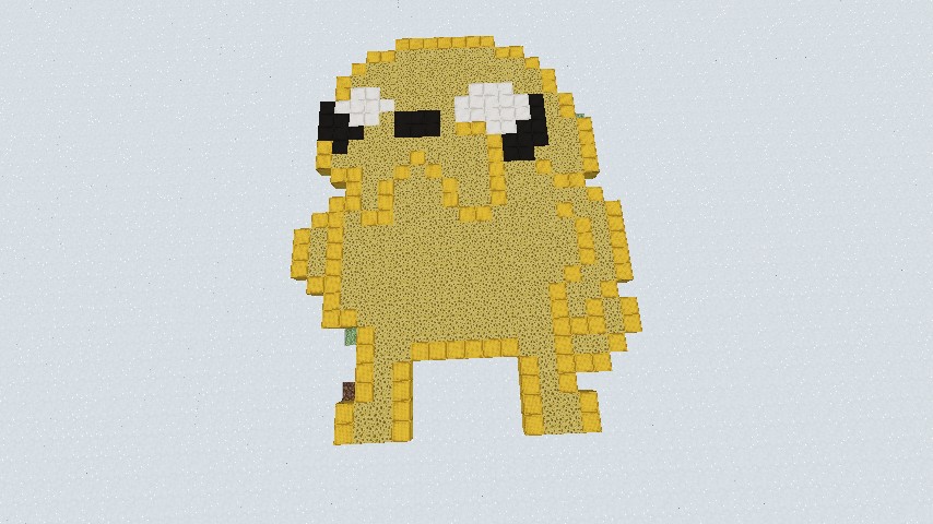 Ugly Jake Simple Pixel Art Minecraft Map