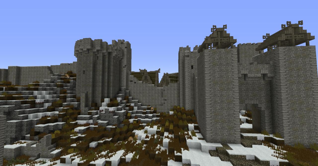 Medieval city - Whiterun inspired Minecraft Map