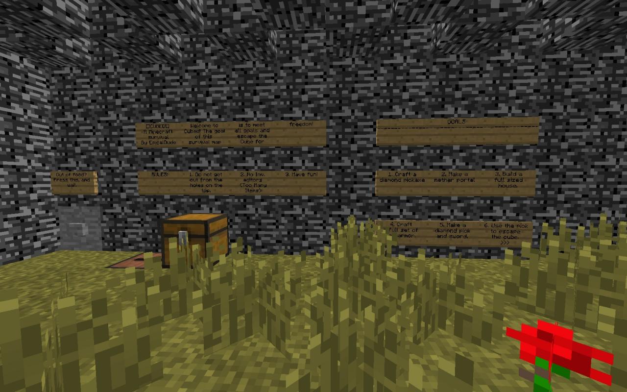 Cubed-A minecraft Survival Minecraft Map