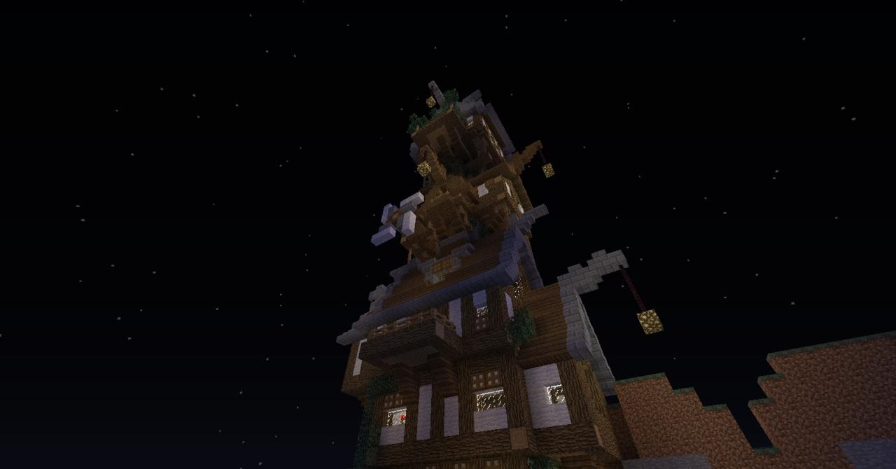 Wooden Tower House Minecraft Map