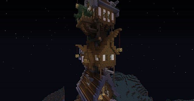 Wooden Tower House Minecraft Map