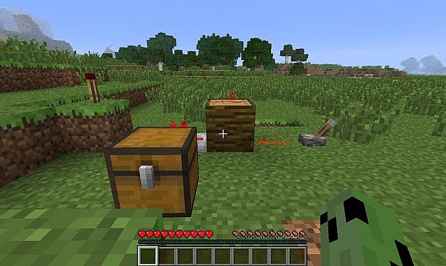 Redstone Burning Wood Mechanics Minecraft Map