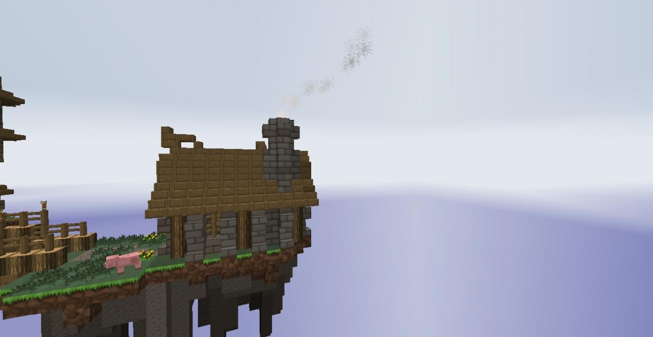 sky village Minecraft Map