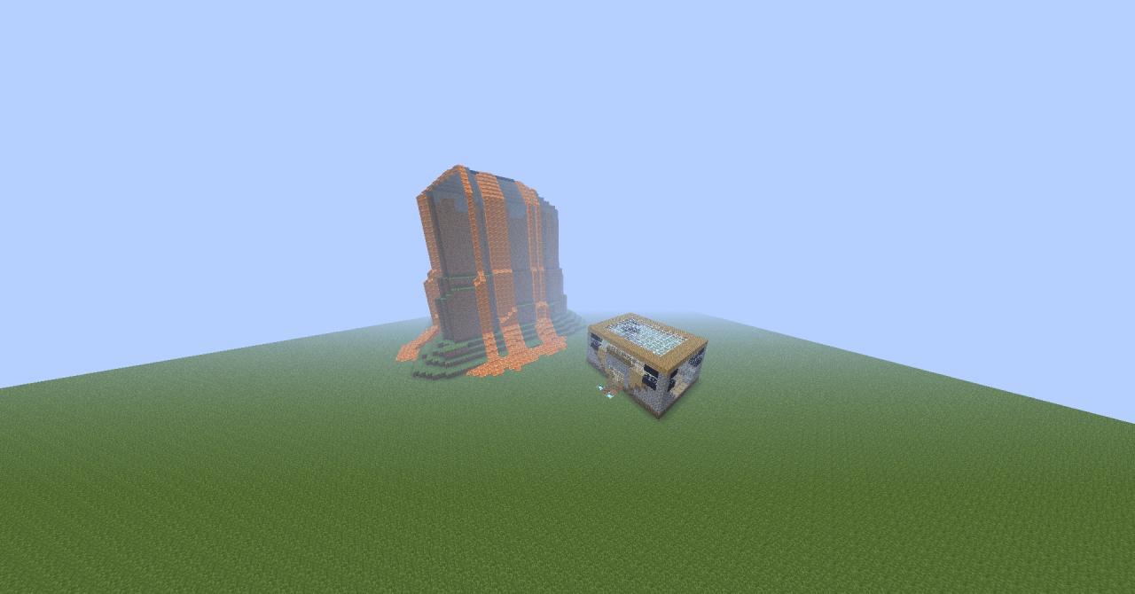 Volcano House Minecraft Map