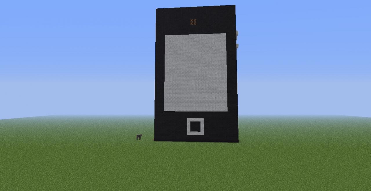 giant iphone Minecraft Map