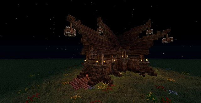 Woodland Elven Build Minecraft Map