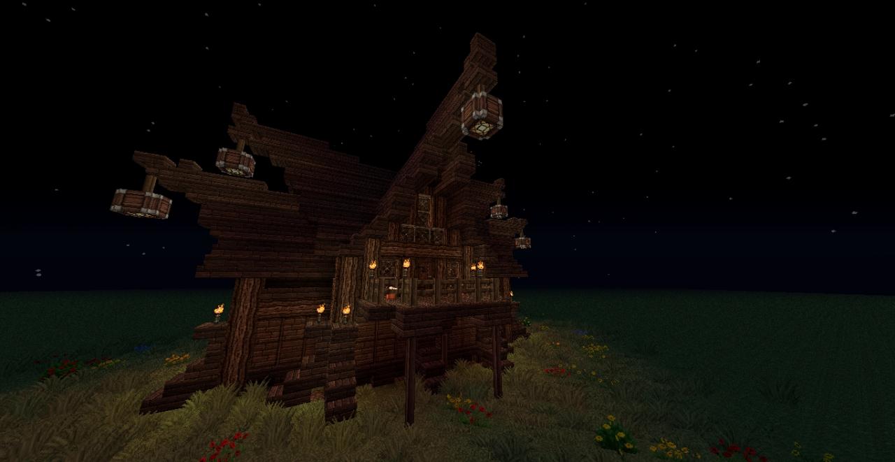 Woodland Elven Build Minecraft Map