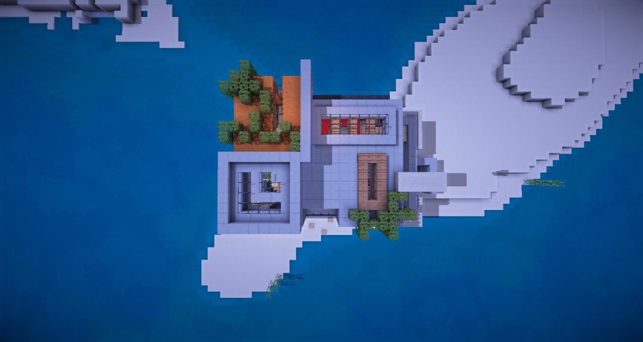 Dry Water - A Modern Build Minecraft Map