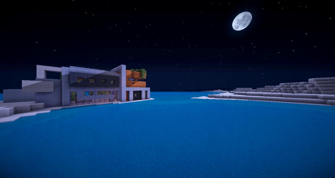 Dry Water - A Modern Build Minecraft Map