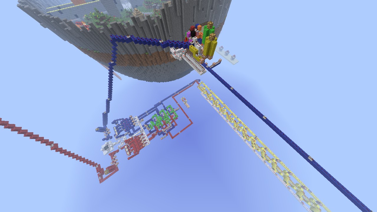 Capture The Flag In Minecraft Auto-Working Map! [13w09a+] Minecraft Map