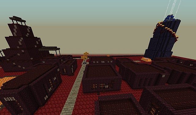 Nether Theme Parkour Citry Minecraft Map