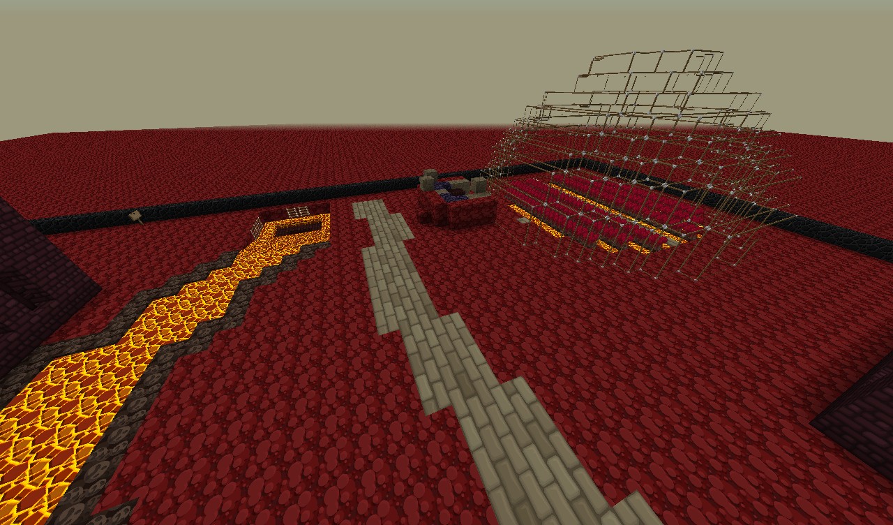 Nether Theme Parkour Citry Minecraft Map