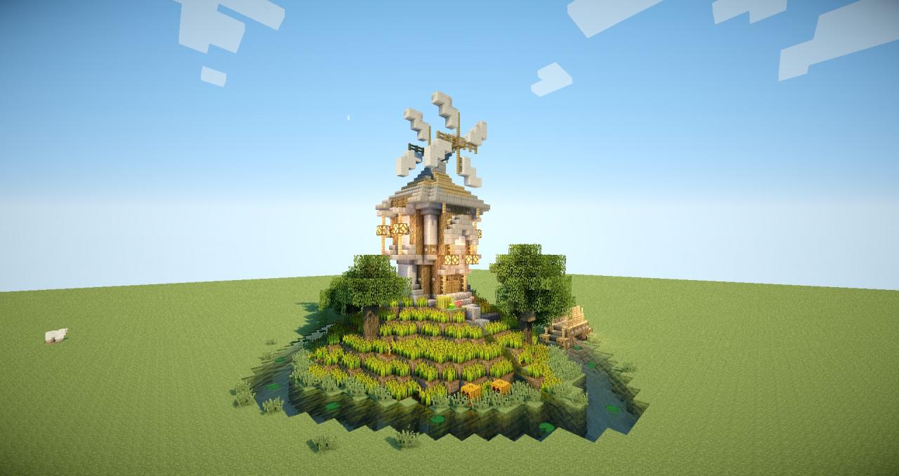 - Magnificent Farm Mill - Minecraft Map