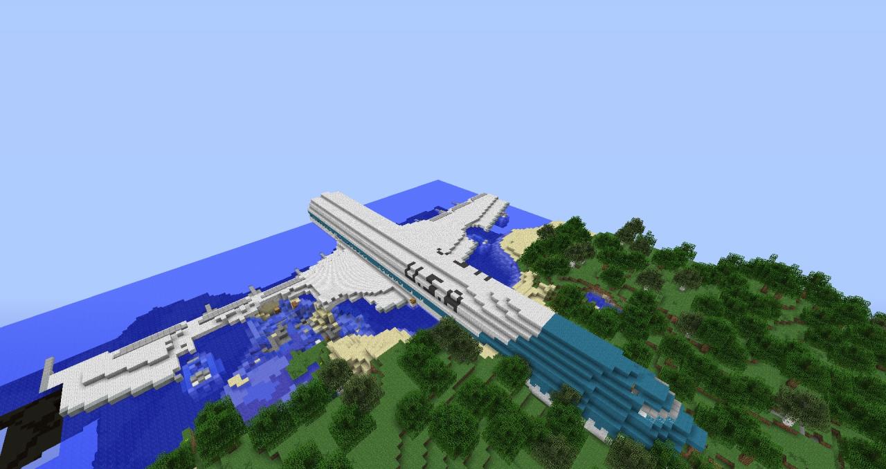 Plane Crash Survival AF1 Edition Minecraft Map