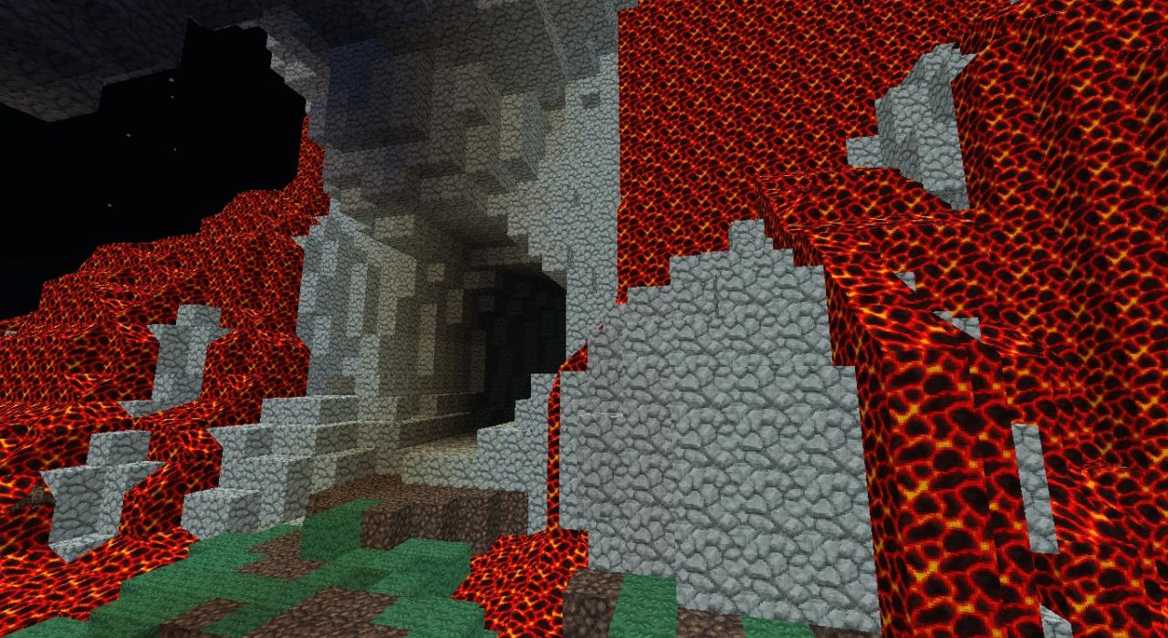 Volcano Minecraft Map