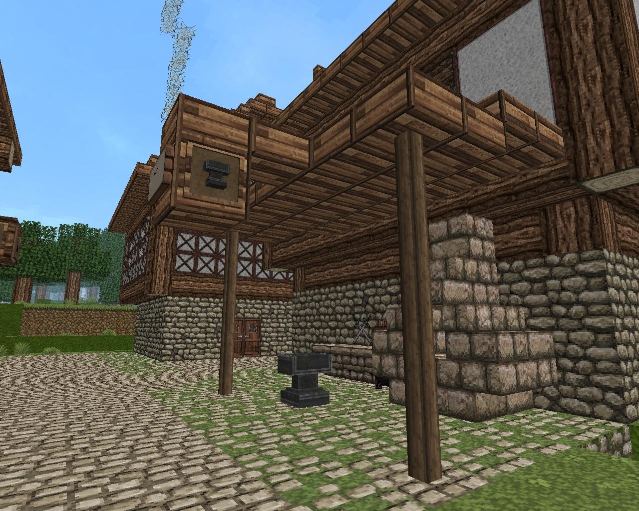 Medieval Town Minecraft Map