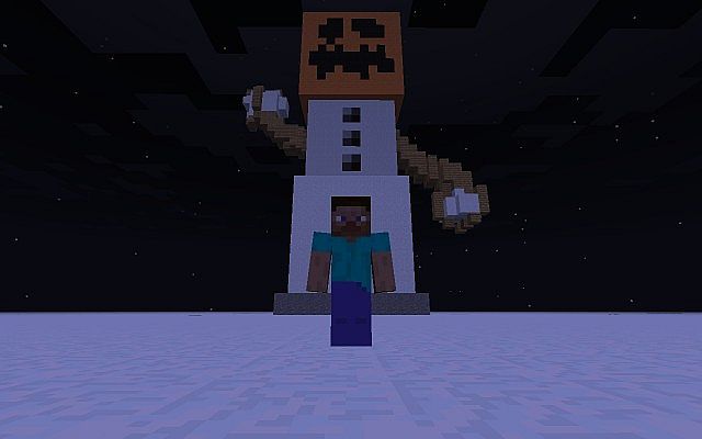 Snowman Minecraft Map