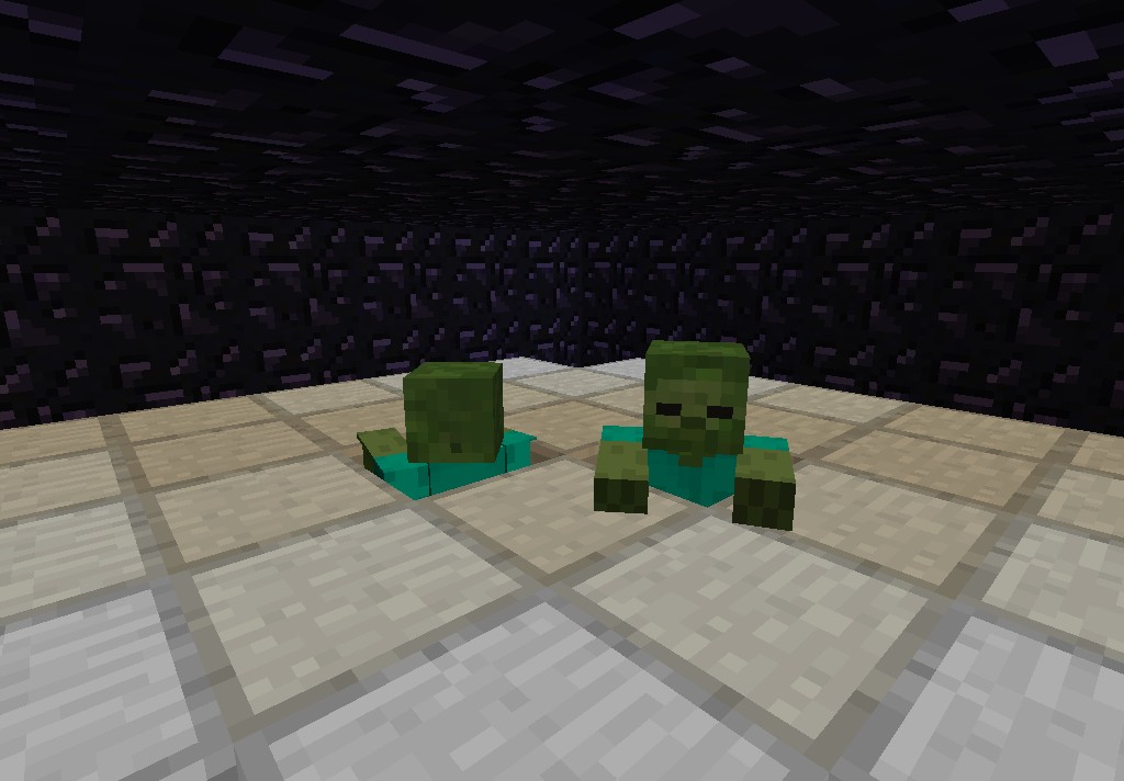 Whack a zombie! (Mini-game) Minecraft Map