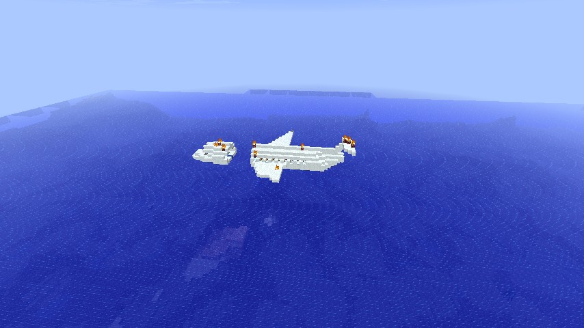 Survival Island - Plane crash edition Minecraft Map