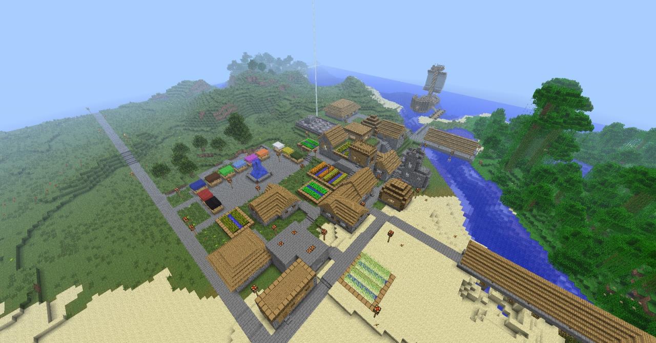 Rebuilt Testificate Village V4 Minecraft Map