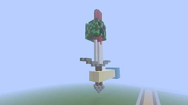 my dead creeper build Minecraft Map