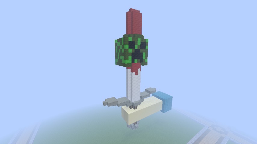 my dead creeper build Minecraft Map