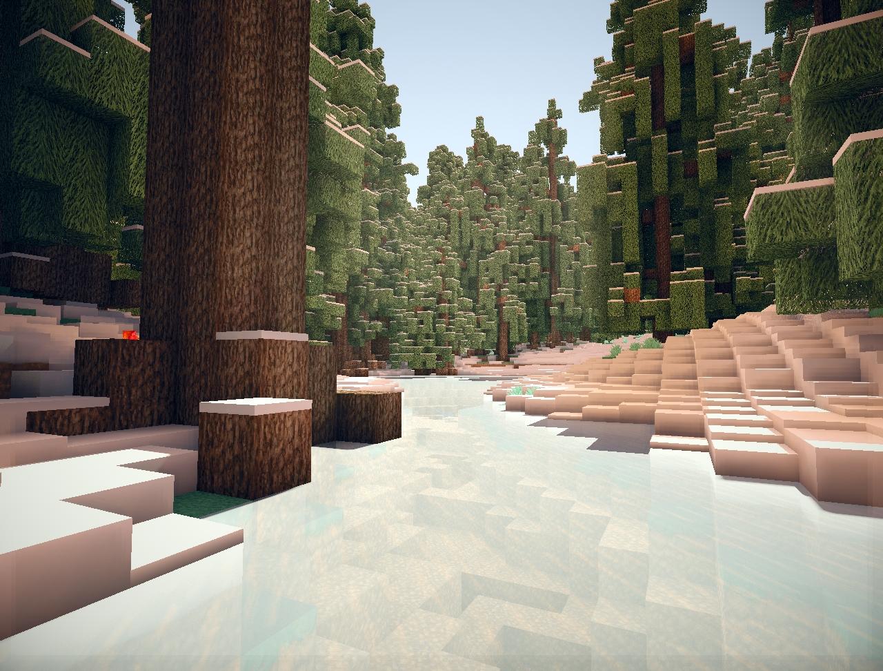 WinterLand-Custom terrain Minecraft Map