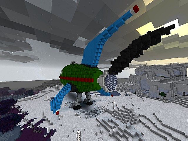 Planet Express Spaceship Minecraft Map