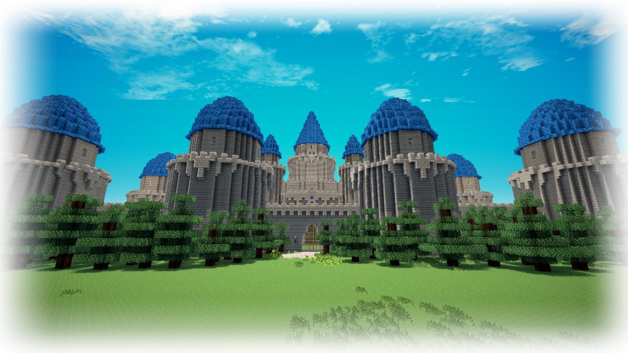 Blue Castle - Work In Progress! Minecraft Map