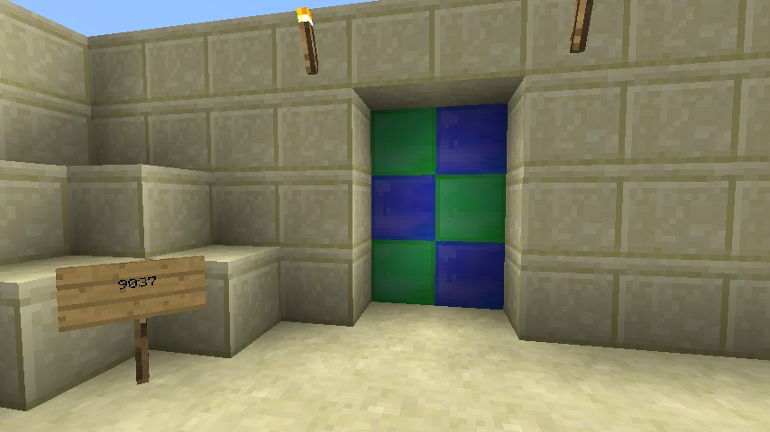 Combination Lock Minecraft Map