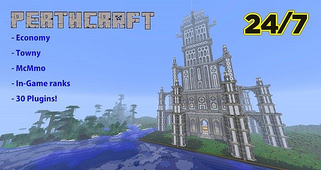 PerthCraft [24/7] [No-Lag] [Economy] Minecraft Server