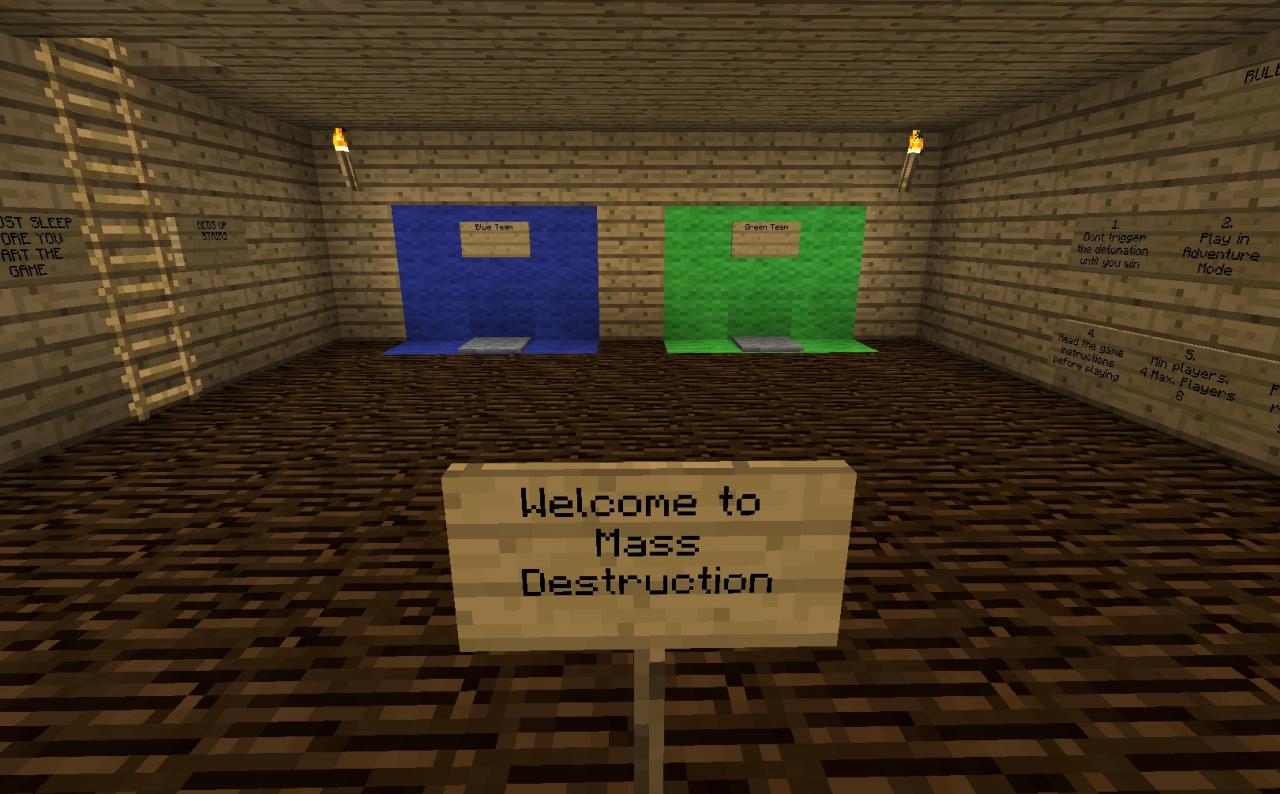 Mass Destruction Minecraft Map