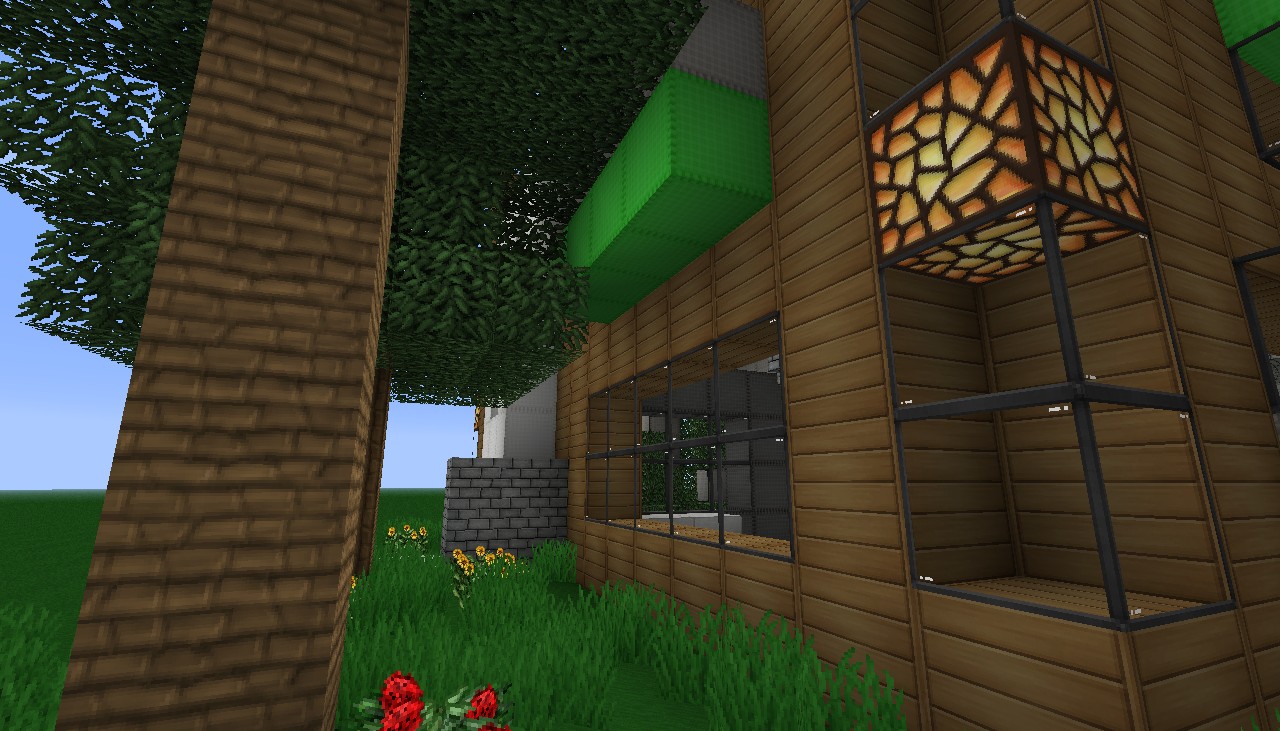 'Green' House || An Eco-friendly Modern House || Like + Fave! Minecraft Map