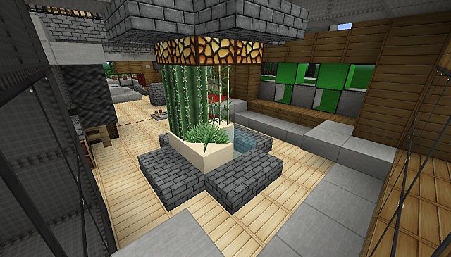 'Green' House || An Eco-friendly Modern House || Like + Fave! Minecraft Map