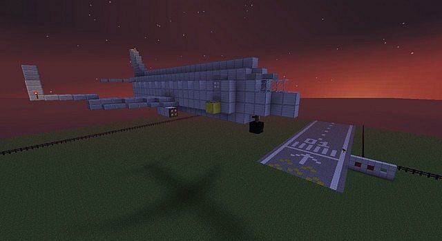 Plane and Runway Minecraft Map