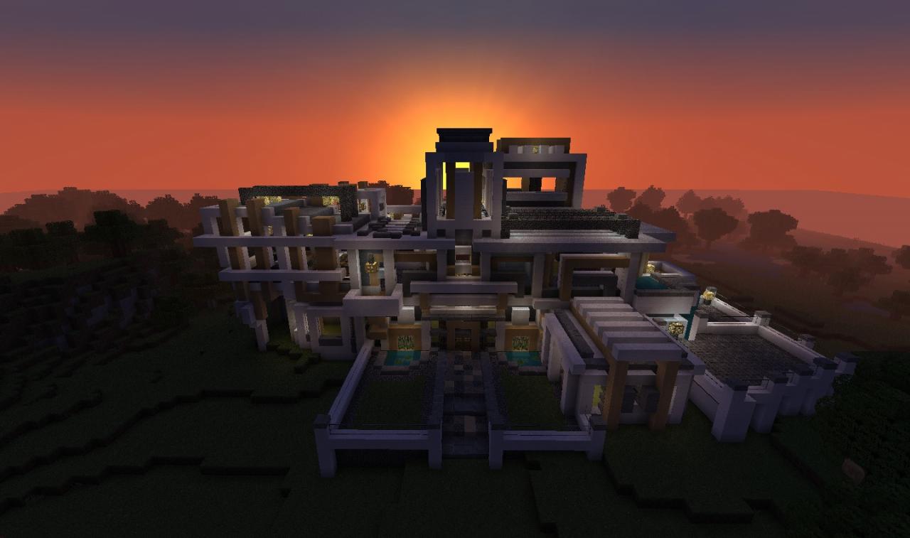 Sunset Villa Minecraft Map