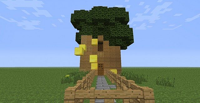 Tree-in-a-House, Literally! - V2 Coming at 50 diamonds! Minecraft Map