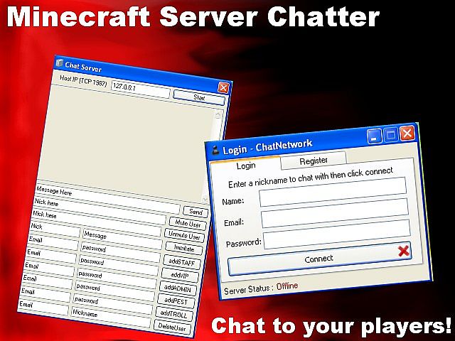Minecraft Server Chatter [Chatting with Staff since 2013] Minecraft Mod