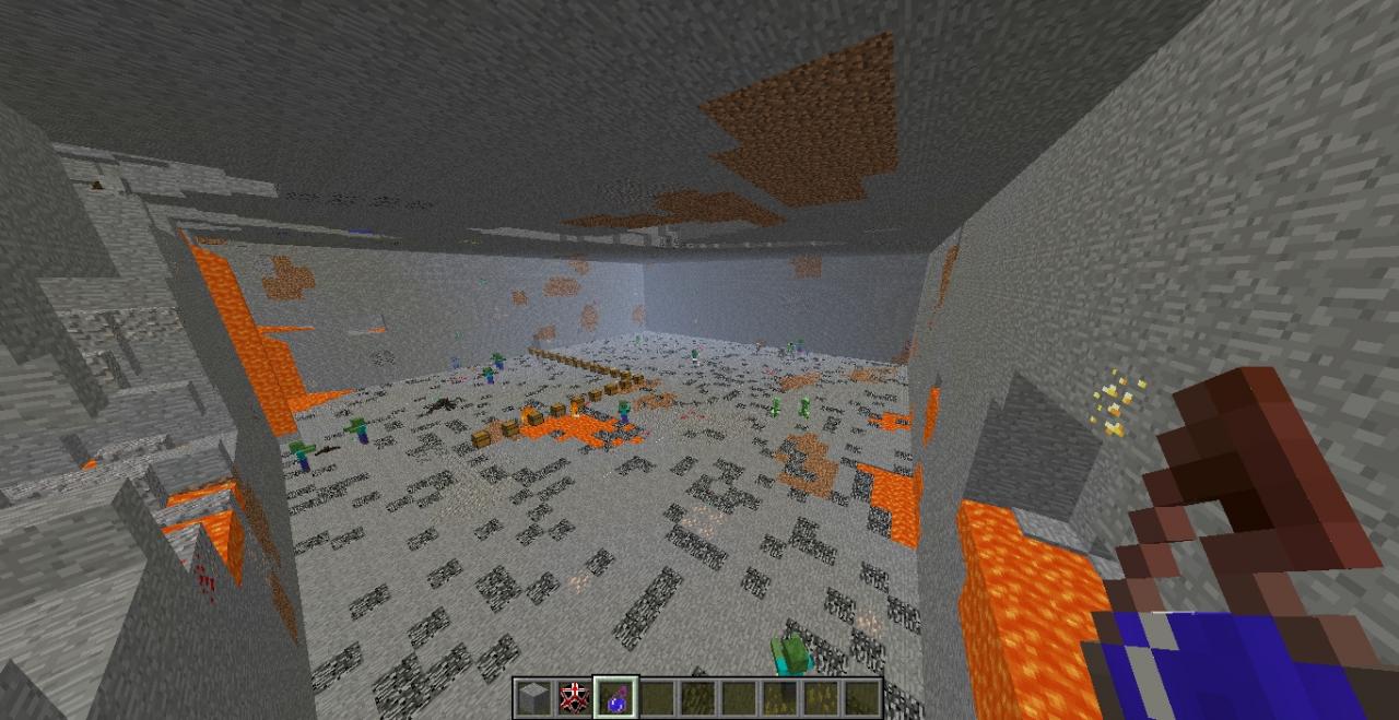 ClearField and Caving Block(Modloader not needed) Minecraft Mod
