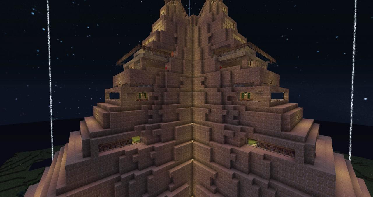 ~Vivec~(Custom Terrain) Temple Theme Minecraft Map