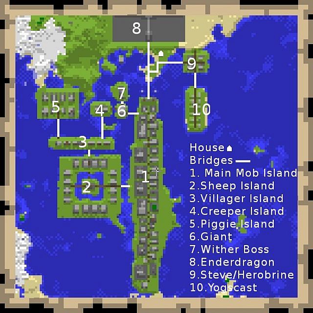 People Statues - Yogscast Family Minecraft Map