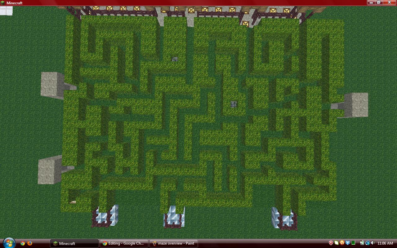 The Maze ~ A Blockrealms Minigame! Minecraft Map