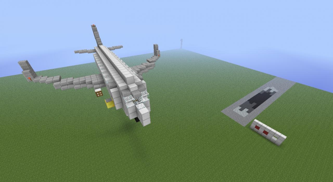 Plane and Runway Minecraft Map