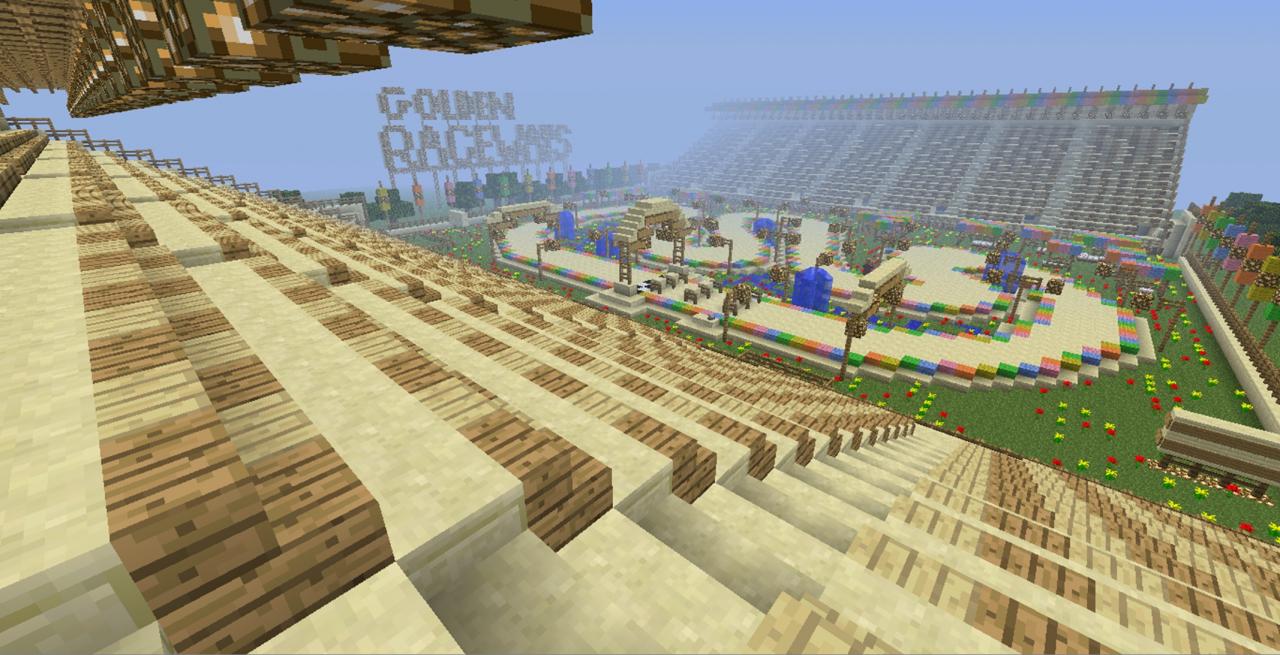 Golden Raceways - Pig Racing! Minecraft Map